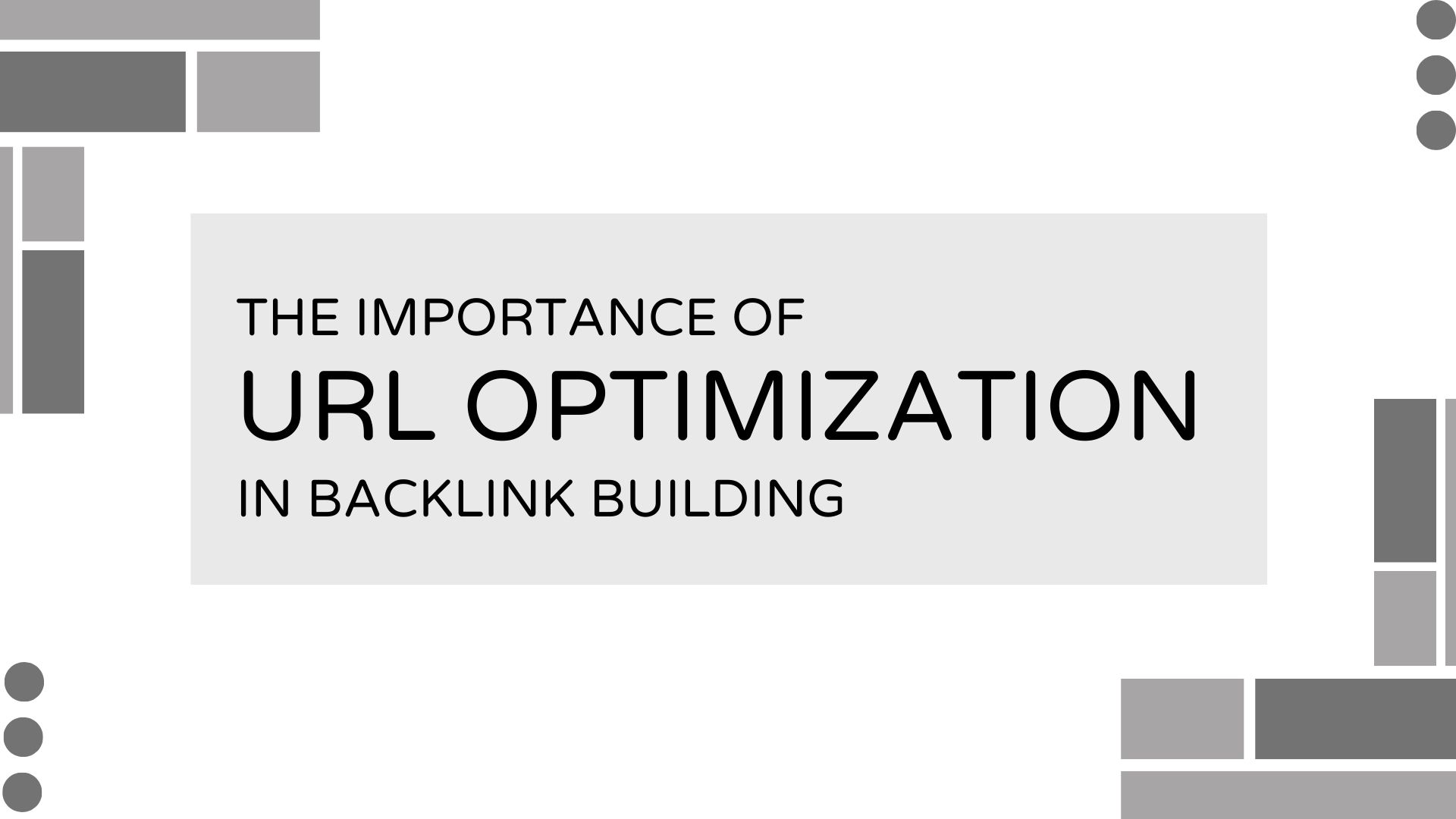The Importance of URL Optimization in Backlink Building - Link Genius