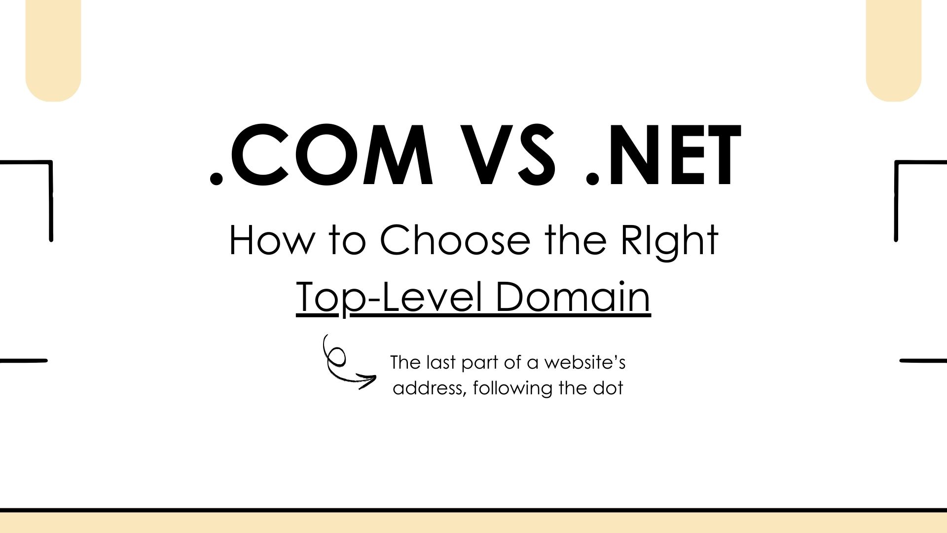 .com vs .net: How to Choose the Right Top-Level Domain - Link Genius